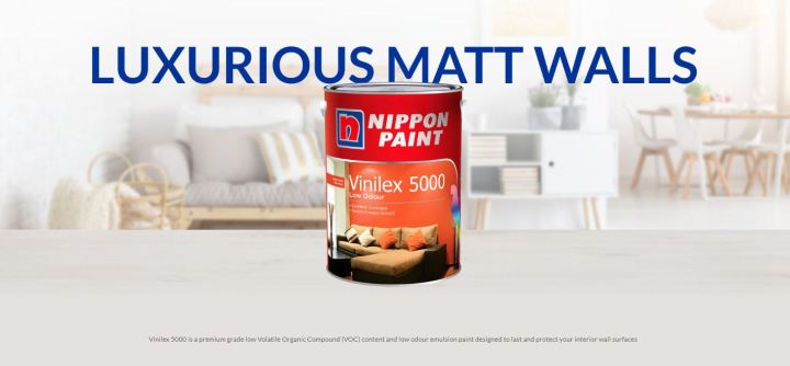 Nippon Paint Vinilex 5000 - Most Popular Colours Series | Lazada Singapore