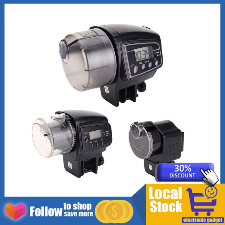 Adjustable Automatic Aquarium Timer Auto Fish Feeder Fish Tank Pond ...