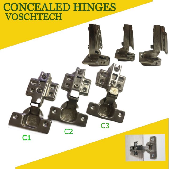 Concealed Hinges Full overlay C1, Half overlay C2, Inset Cabinet C3 ...