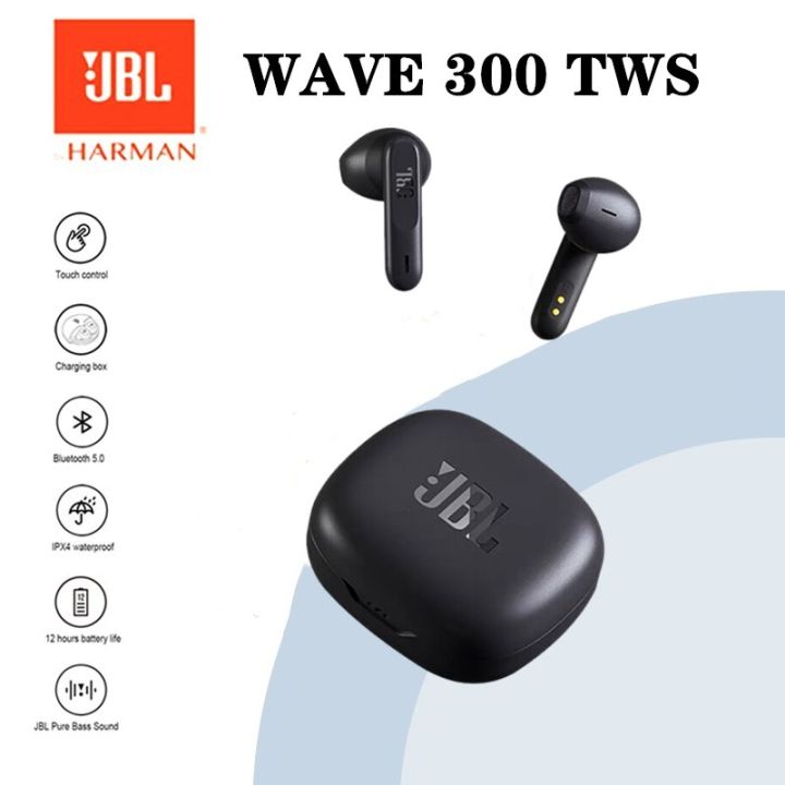 JBL Wave 300 TWS True Wireless Bluetooth Earphones Noise Cancelling ...