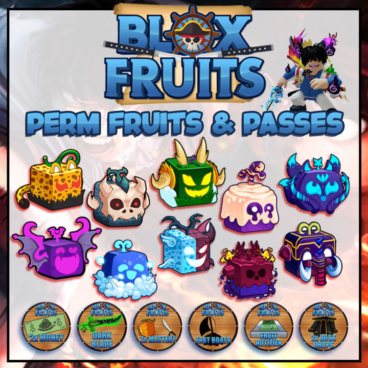 BloxFruits BF Blox Fruits Roblox GP and Permanent Fruits Game Cards Cod ...