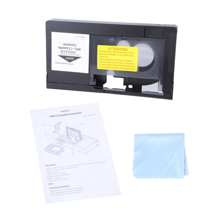 VHS Cassette Adapter for VHS C Camcorder Tape,VHS C to VHS Cassette ...