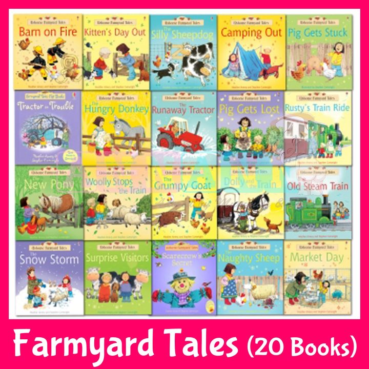 20 Books ★ Original Usborne English Phonics Farmyard Tales and First ...