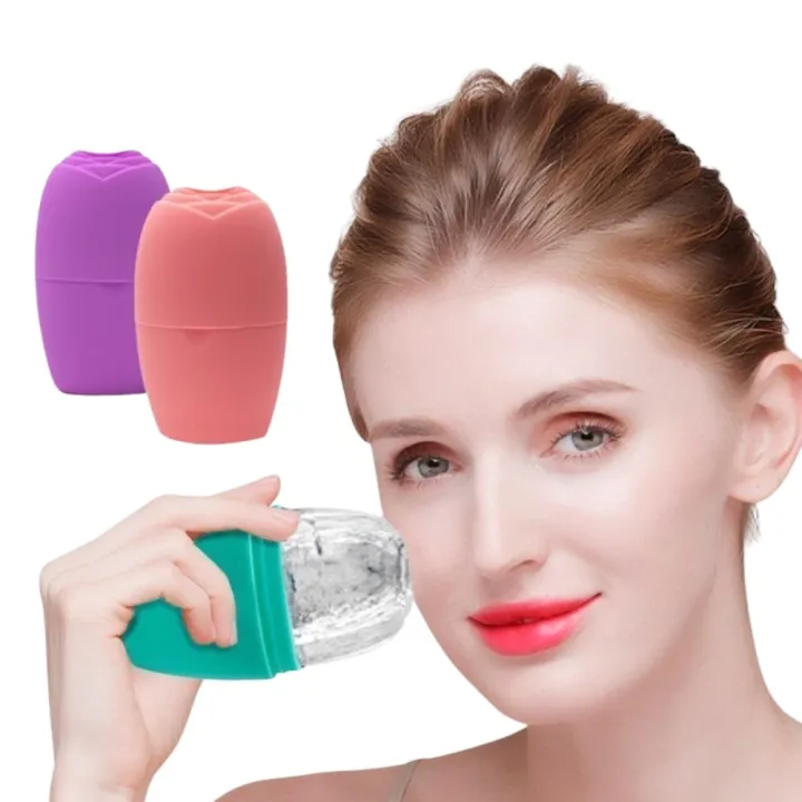 FR-K197 Masker Es Batu Wajah Roller Silikon / Ice Facial Roller Face ...