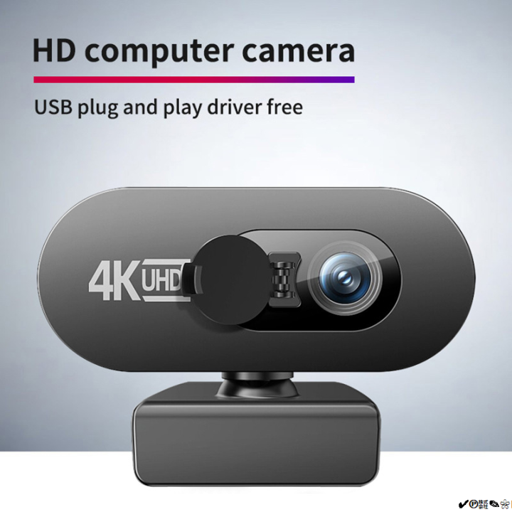 ㍿卐4K Full HD 2K 1080P Webcam For PC Web Camera New Mini Web Cam With ...