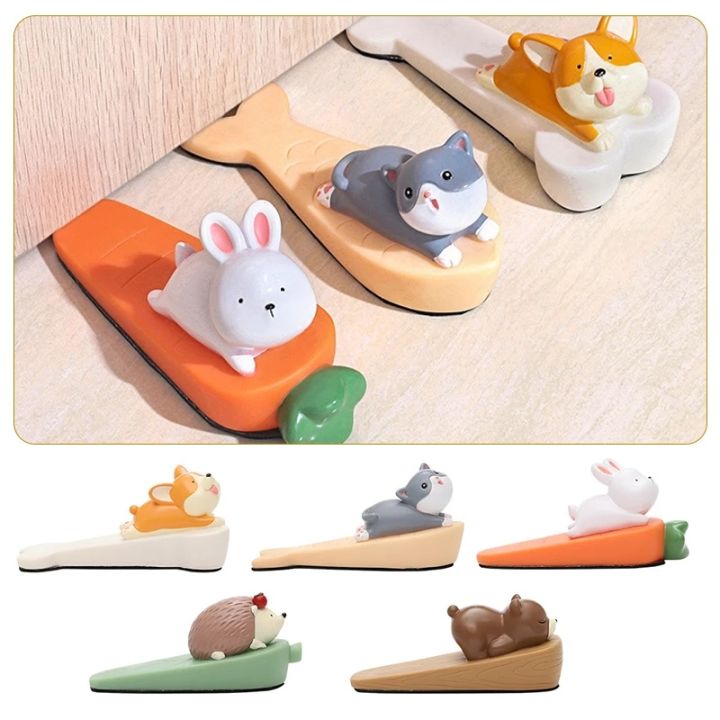 Animal Shaped Door Stopper Wedge Door Catcher Cartoon Door Holder No ...
