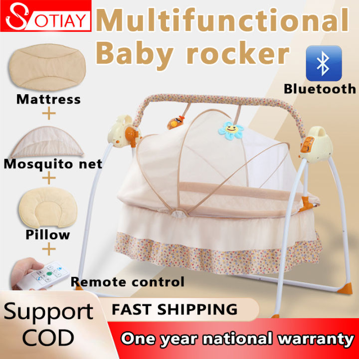 Crib Electric Baby Rocking Chair Smart Sleep Portable Multifunctional ...