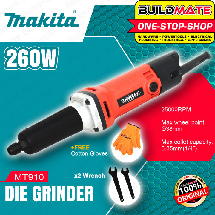 MAKTEC by Makita Die Grinder 260W 1/4 MT910 - BUILDMATE - | Lazada PH