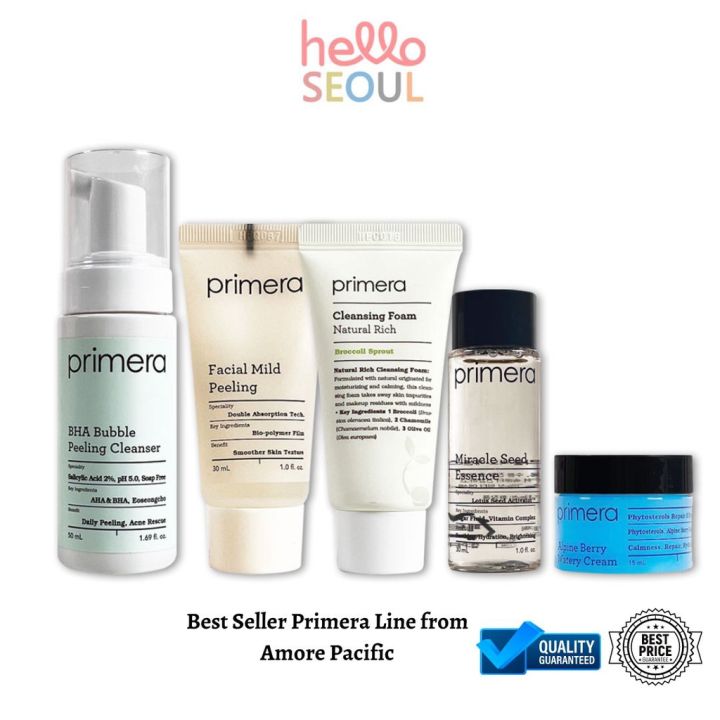 PRIMERA BHA Bubble Peeling Cleanser/Natural Cleansing Foam/Essence ...