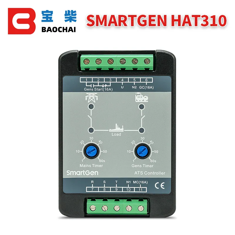 Asal Smart Gen HAT310 Diesel Generator alat ganti 220V pada suis suis kuasa pemindahan automatik ...