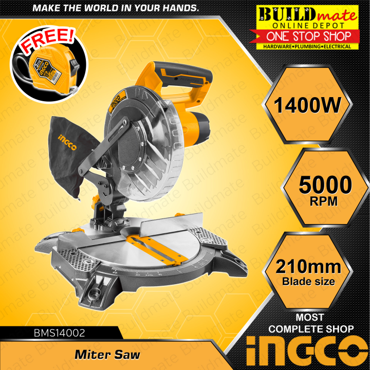 BUILDMATE Ingco Original 1400W 8-1/4" Portable Aluminum Cutter Cutting ...