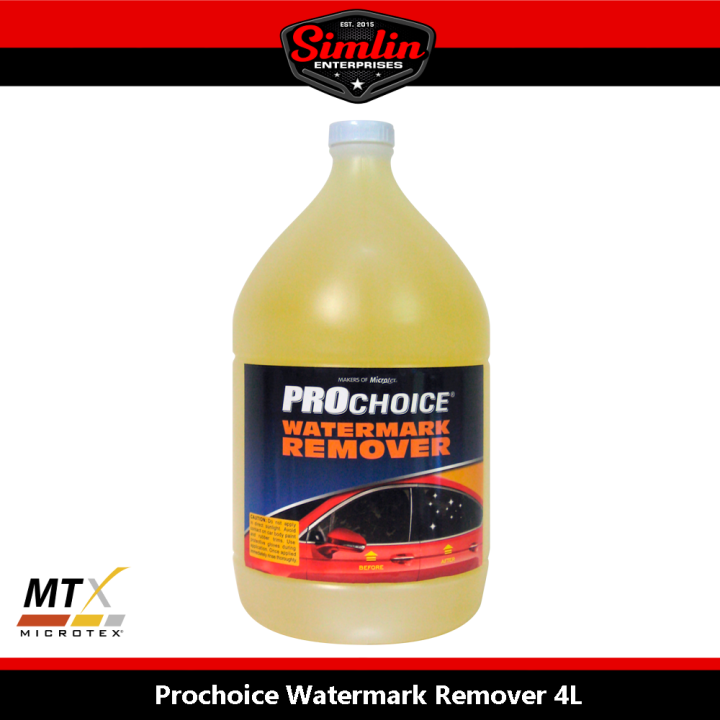 Microtex MTX Prochoice Acid Rain Stain Watermarks Remover 4L | Lazada PH