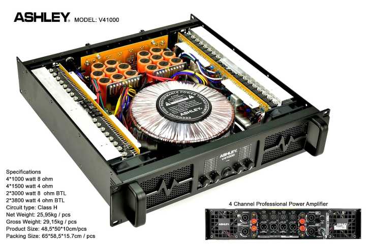 Power Amplifier Ashley V41000 ( ORIGINAL ) | Lazada Indonesia