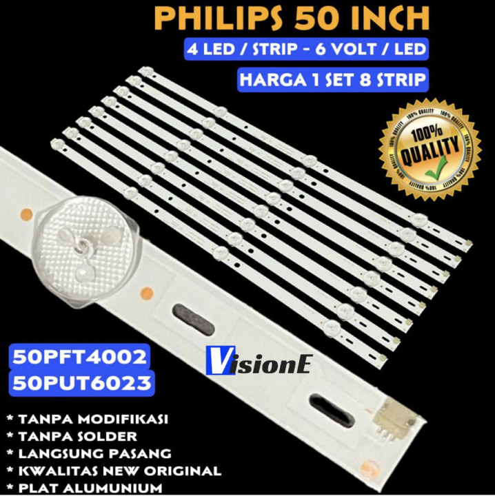 BACKLIGHT TV LED PHILIPS 50 INCH 50PFT4002S 50PUT6023S 50PFT4002S/70 ...