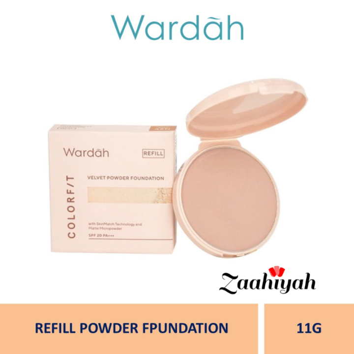WARDAH Colorfit Velvet Powder Foundation Refill | Lazada Indonesia