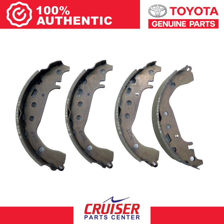 TOYOTA Genuine Parts - Brake Shoe 04495-0D060 USE FOR TOYOTA VIOS AND YARIS 2008-2015 | Lazada PH