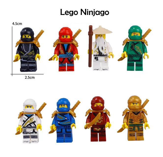 Lego Ninjago Cake Toppers x 8Pcs | Lazada Singapore