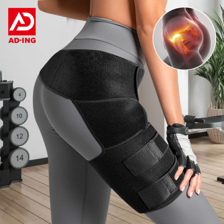 Hip Joint Protector Belt Sciatica Nerve Pain Relief Thigh Compression ...