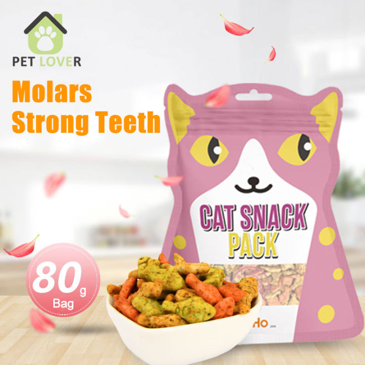 80g Nutrition Cat Biscuits Catnip Biscuits Snack Kitten Teeth Cleaning ...