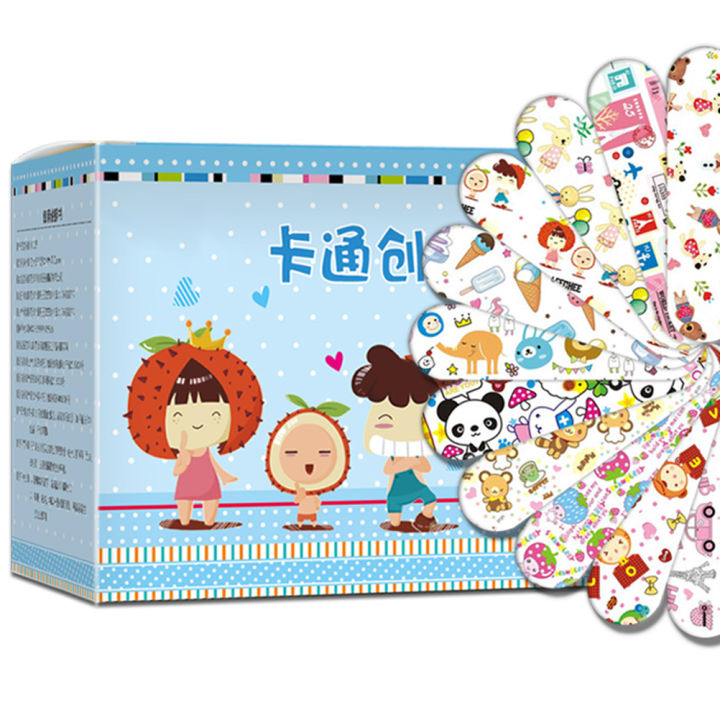 [Judixy] 120Pcs Cartoon Bandages Adhesive Bandages Wound Plaster First ...