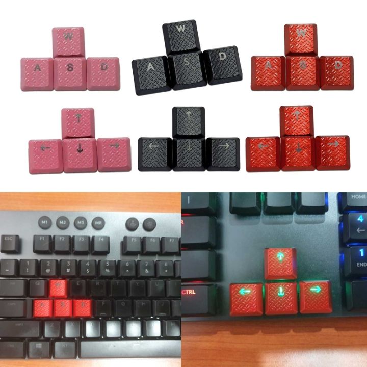 Only Keycap,DIY ABS Backlit Keycap 8 Keys Non-slip Texture Keycaps for ...