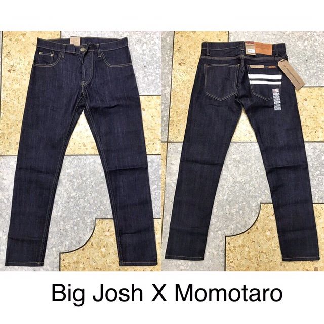 กางเกงยีนส์ขาเดฟ(ผ้ายืด) Big Josh ลาย Momotaro | Lazada.co.th