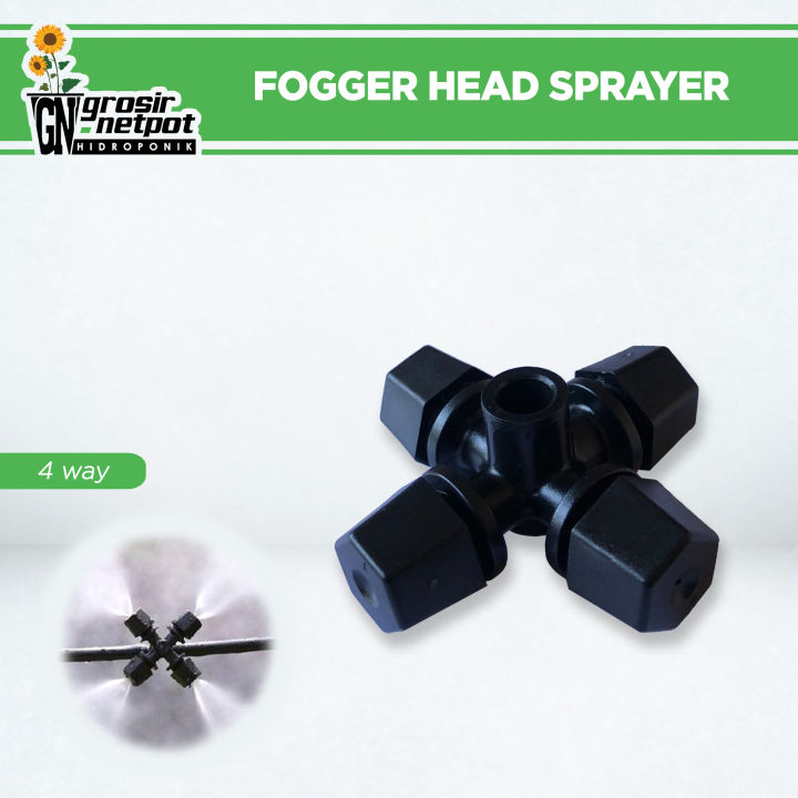 Fogger Sprinkler / Fogger Head Sprayer / Penyiram Tanaman 4 Arah ...