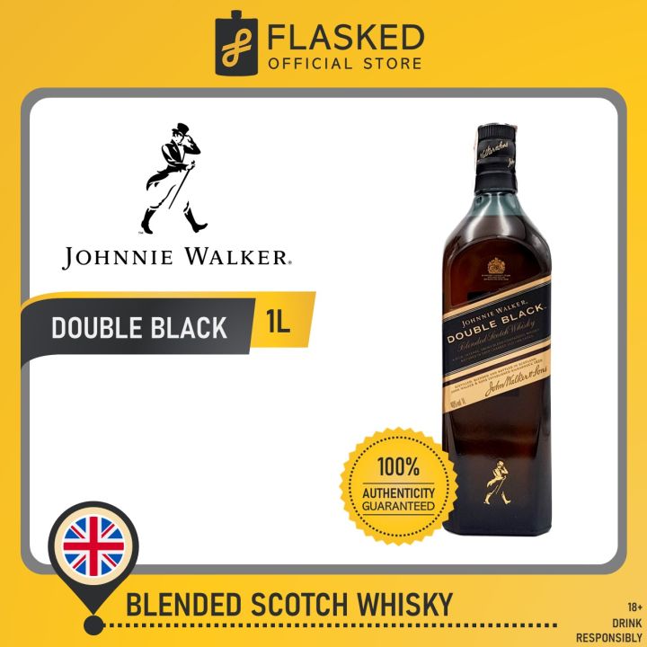 Johnnie Walker Double Black Blended Scotch Whisky 1L | Lazada PH