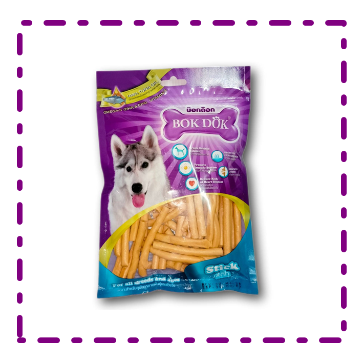 BOKDOK STICK ขนมสุนัข รสไก่ JH28C 300 กรัม | Lazada.co.th