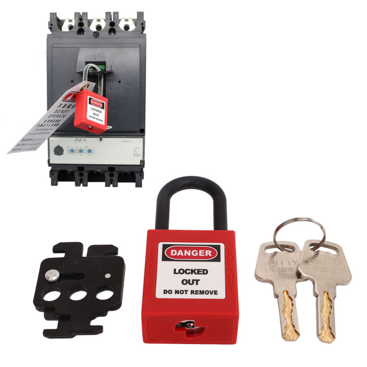 Circuit Breaker Lockout Insulating Nylon Safe Use Safe Padlock Compact ...
