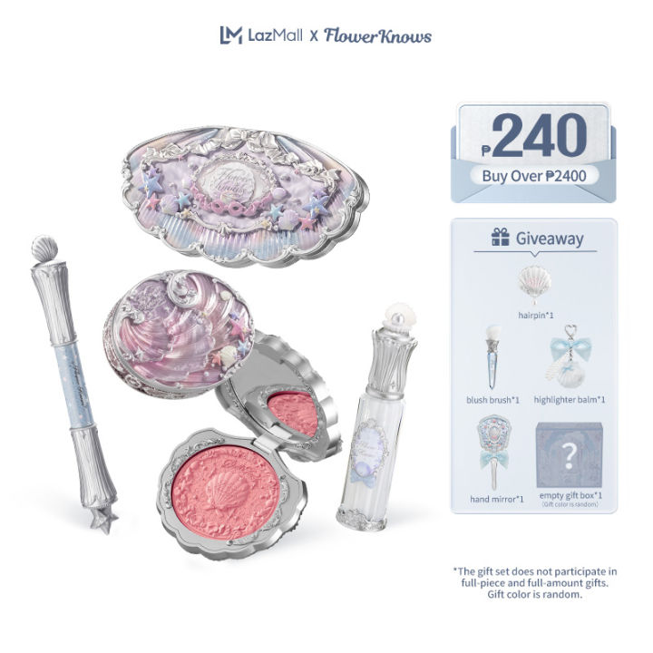 Flower Knows Shell's Jewel Collection makeup gift set inclusdes lip ...