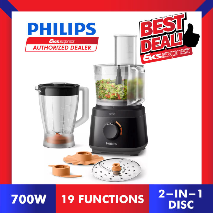Philips HR7320 Daily Collection 700W Compact Food Processor (HR7320/11 ...