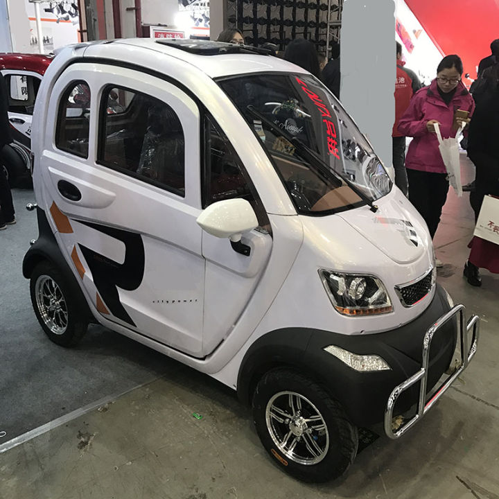 New electric four-wheel vehicle fully enclosed four-wheel electric car ...