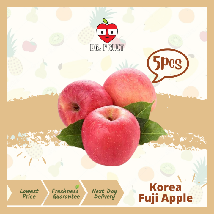 Korea Fuji Apple XXL - 4pcs 韩国富士苹果 | Dr.fruit /Epal Fuji | Lazada