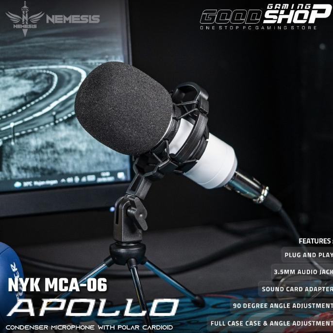 Mic Condenser Nyk Nemesis Mca-06 Apollo Terbaik Dikelasnya | Lazada Indonesia