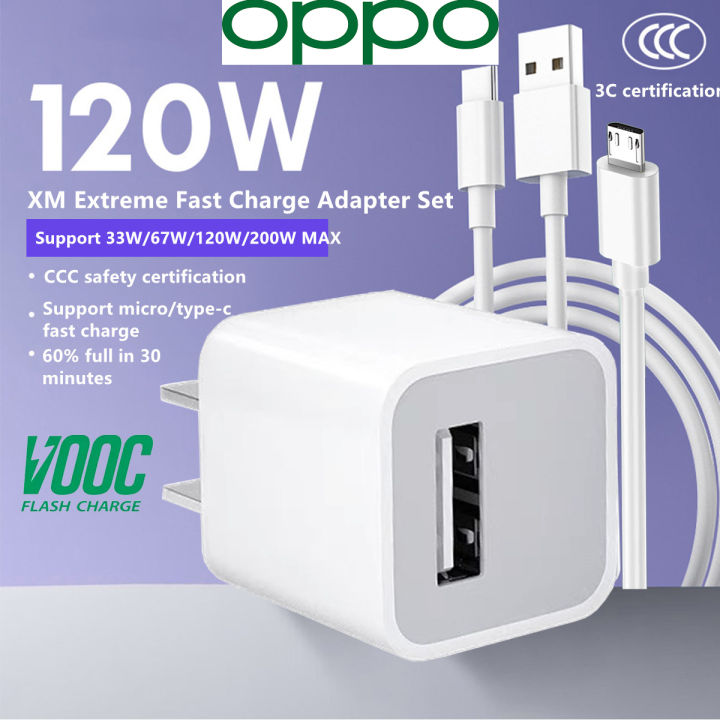 Genuine original OPPO charger 5A flash charging set suitable for MICRO ...