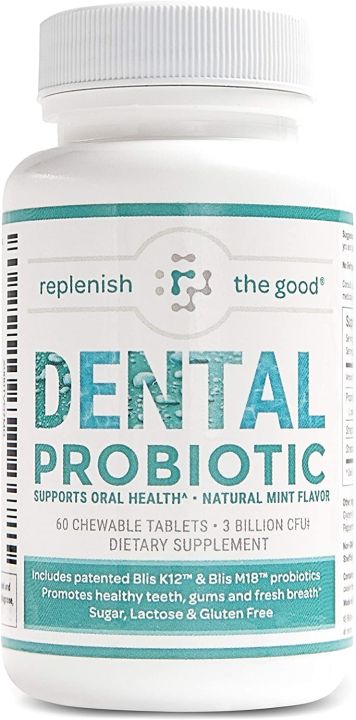 Dental Probiotic by Replenish the Good, Supports Oral Health, Natural ...
