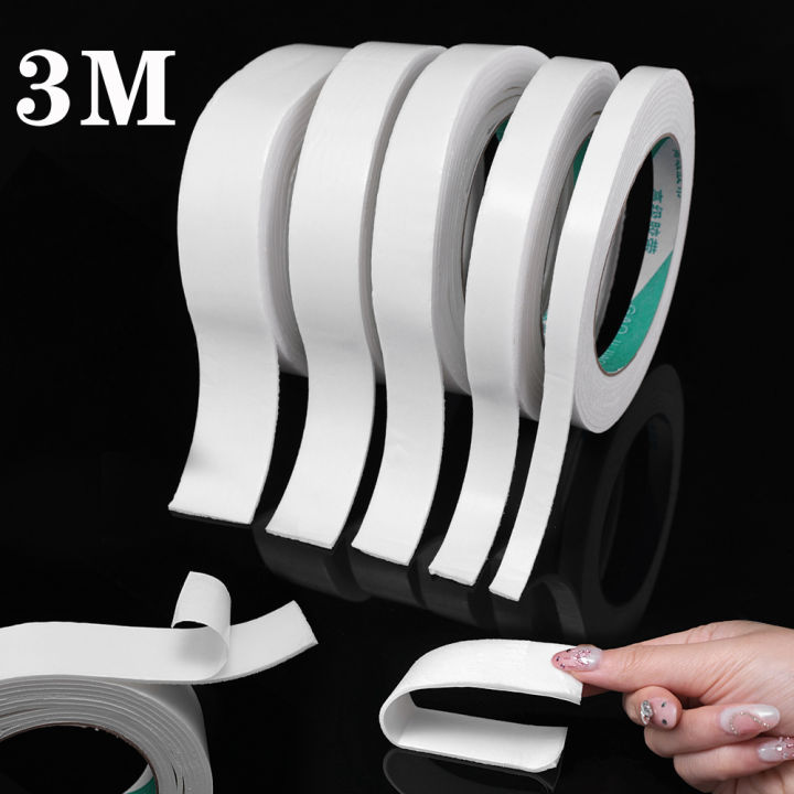 3m Super Strong Double-Sided Tape PE Foam Sponge Tape Self Adhesive Pad ...