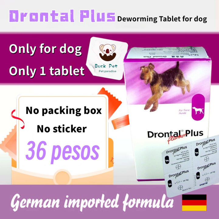 Buck Pet One Tablet Drontal Plus Deworming Tablets for Nematocide ...