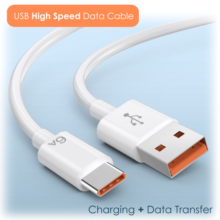 USB Type C PD Data Cable Fast Charging 6A up to 66W PD Support iP port ...