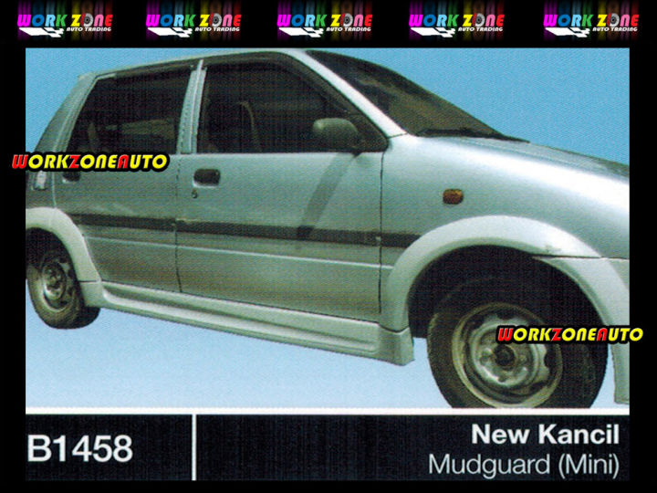 B1458 Perodua New Kancil Fiber Mudguard (Mini) Body kit Bodykit | Lazada