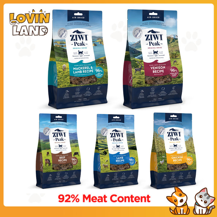 ZIWI Peak Air-Dried Dog Food All Natural High Protein Grain Free Limited Ingredient w ...