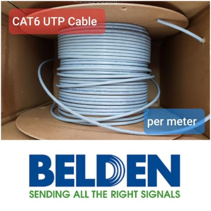 Belden CAT6 UTP Cable 7814A per Meter | Lazada PH