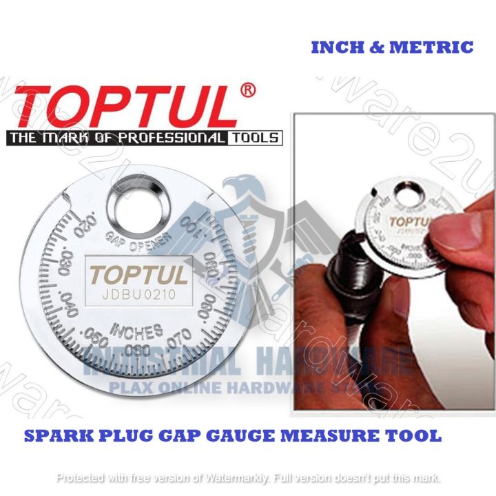 Toptul Spark Plug Gap Gauge (Coin Type) JDBU0210 | Lazada