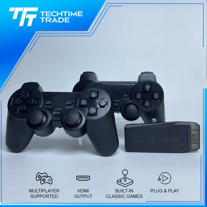Gigaware M8 Game Stick HD Video Game Console with 2.4Ghz Wireless ...