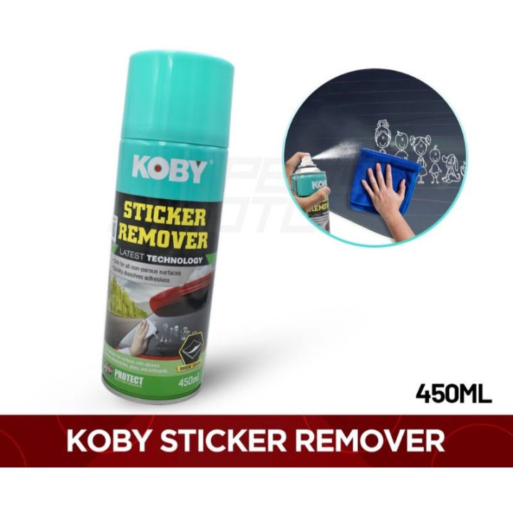 Motor Koby Sticker Remover Residue Paint Remover Quickly Remove 450ml ...