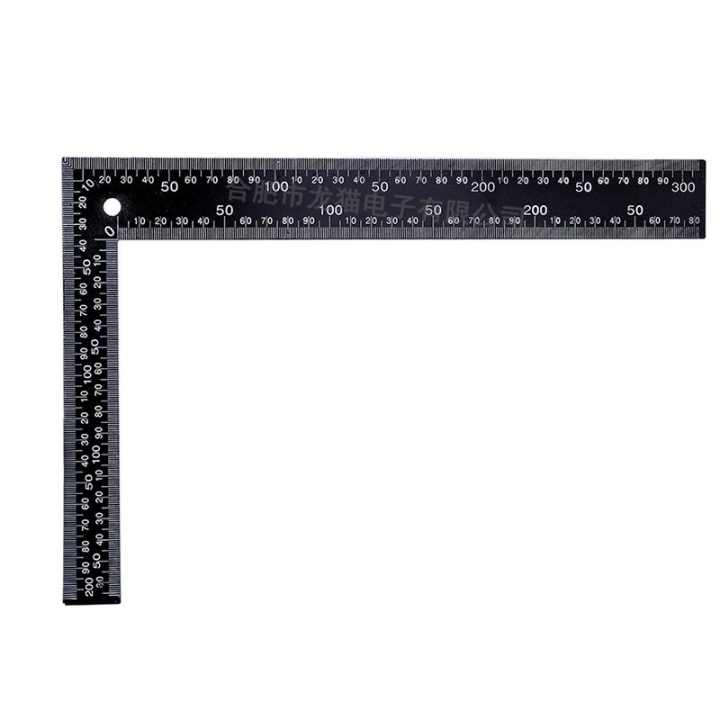 Metal Angle Square Measuring L-Shaped Ruler Precision Double Sided ...