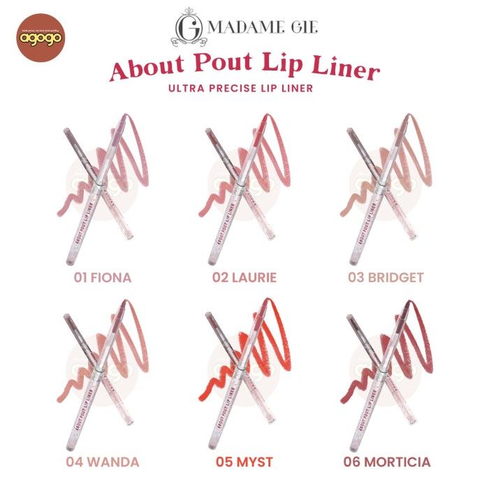 Madame Gie About Pout Lip Liner - MakeUp Mechanic | Lips Garis Bibir ...
