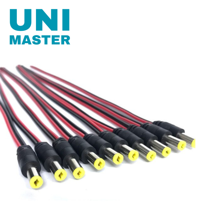 Male Plug 12V Dc Power Pigtail Cable Jack For Cctv Camera Connector ...