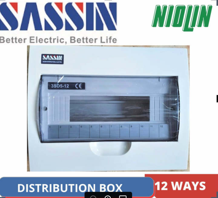 SASSIN Flush Mount Distribution Box 12 Ways | Lazada PH